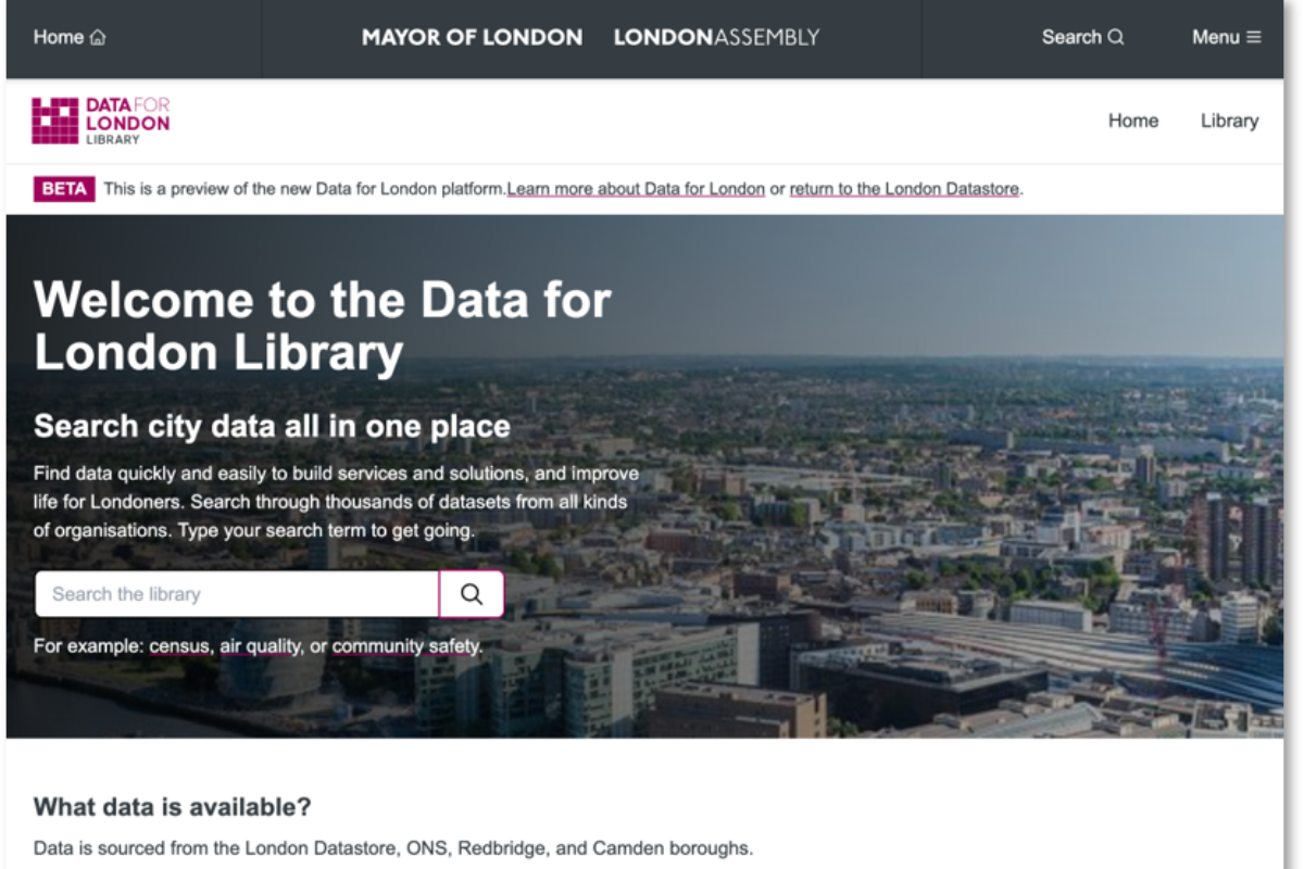 What does the Data for London Library teach us about data as ...